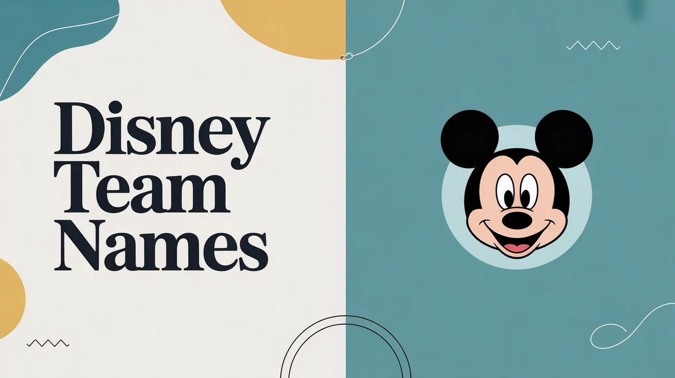 480+ Disney Team Names (2025–2026)