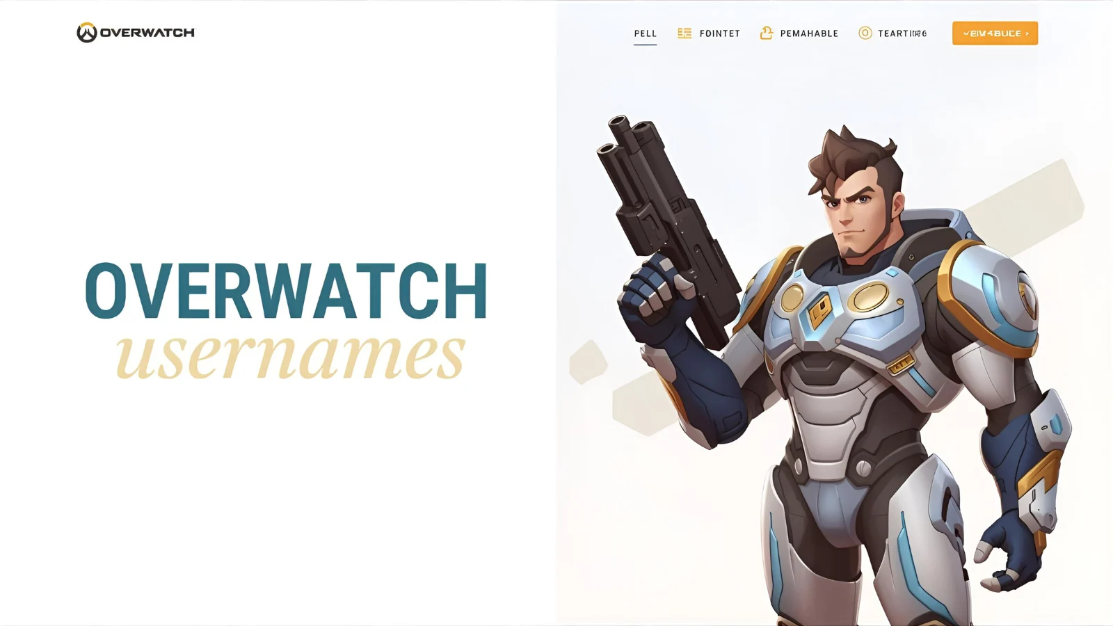 480+ Overwatch Usernames for (2025–2026)