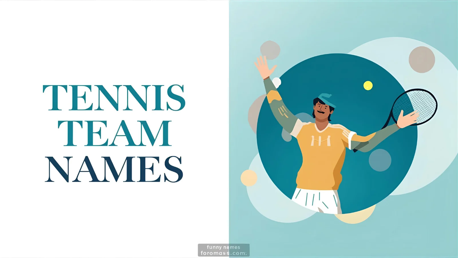 600+ Tennis Team Names for (2025–2026)