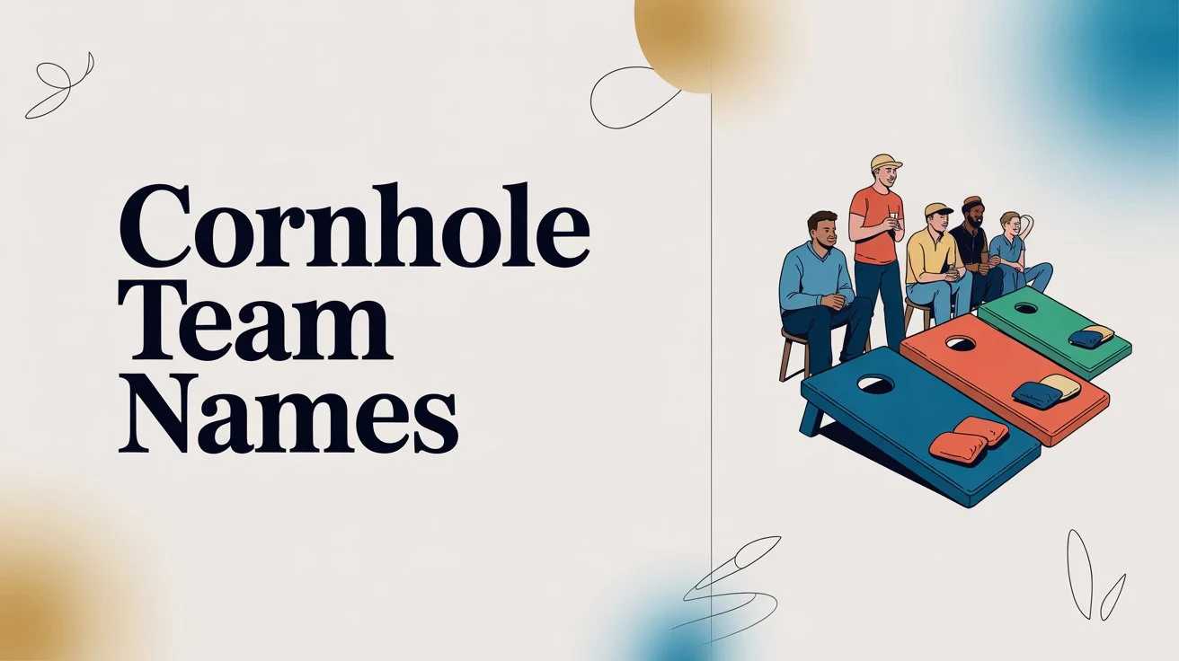 550+ Cornhole Team Names (for 2025–2026) 🎯
