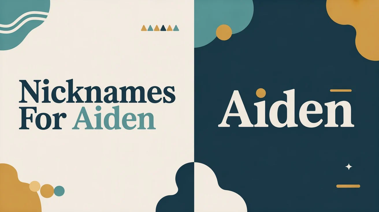 716+ Nicknames for Aiden (for 2025–2026) 💫