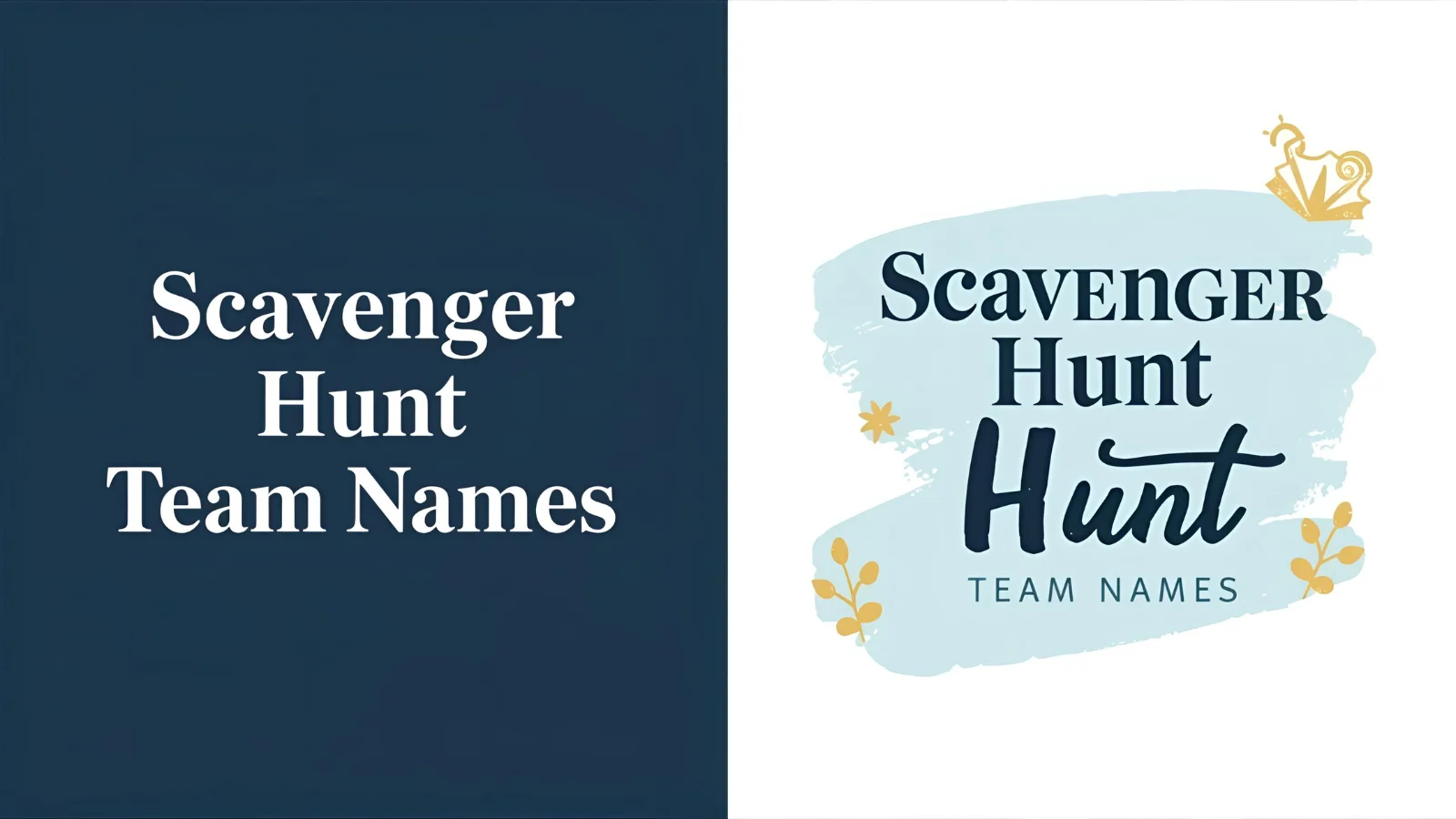543+ Scavenger Hunt Team Names (for 2025–2026) 🕵️‍♀️