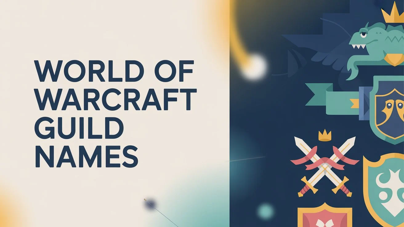 700+ World of Warcraft Guild Names (for 2025–2026) ⚔️🐉