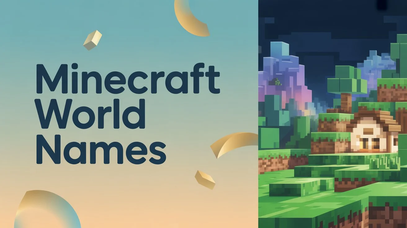 564+ Minecraft World Names (2025–2026)