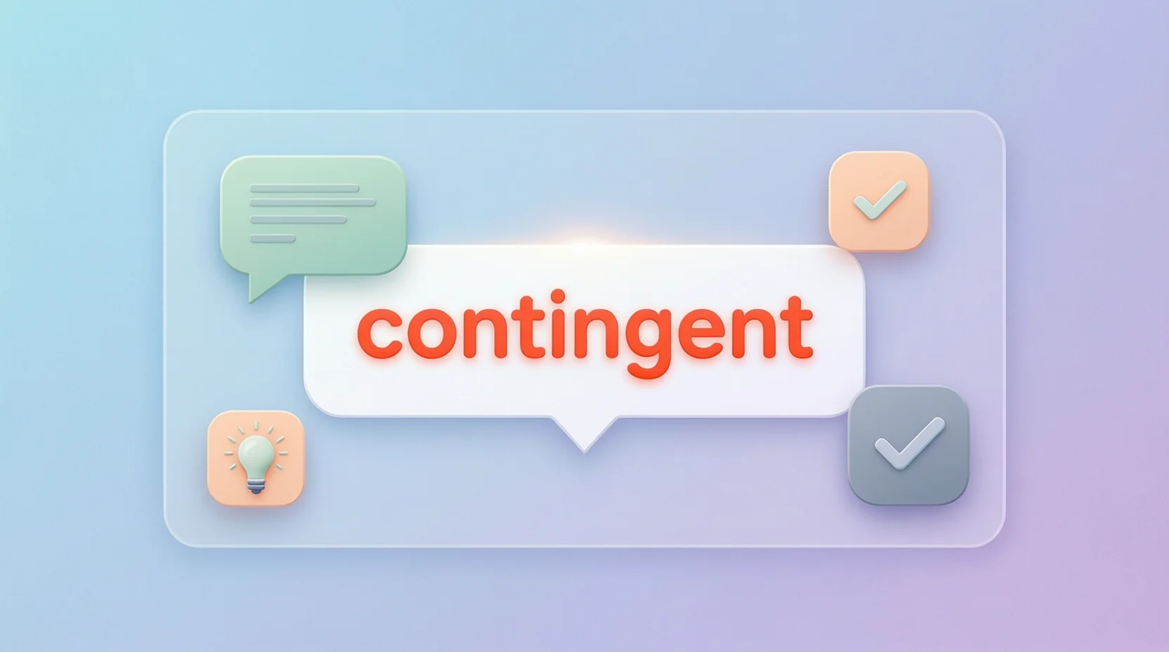 What Does Contingent Mean? Simple Explanation for Everyday Use