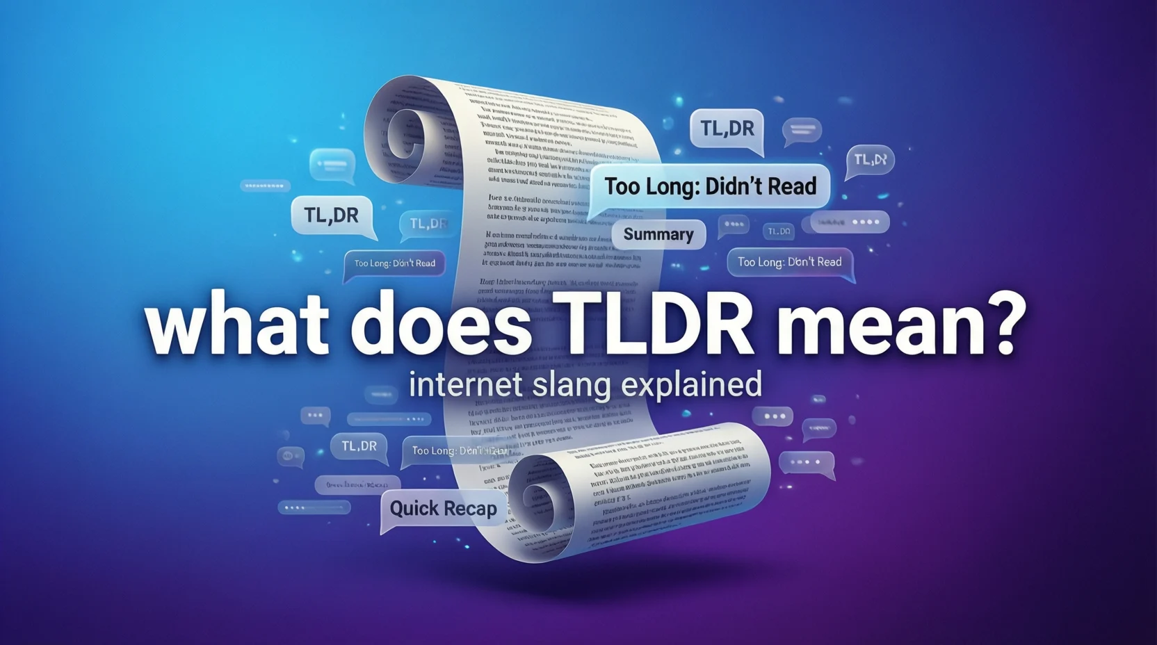 What Does TLDR Mean? A Complete Guide to Texting